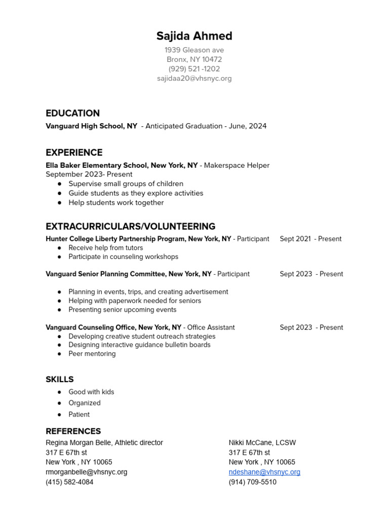 Sajida Ahmed: Education | PDF