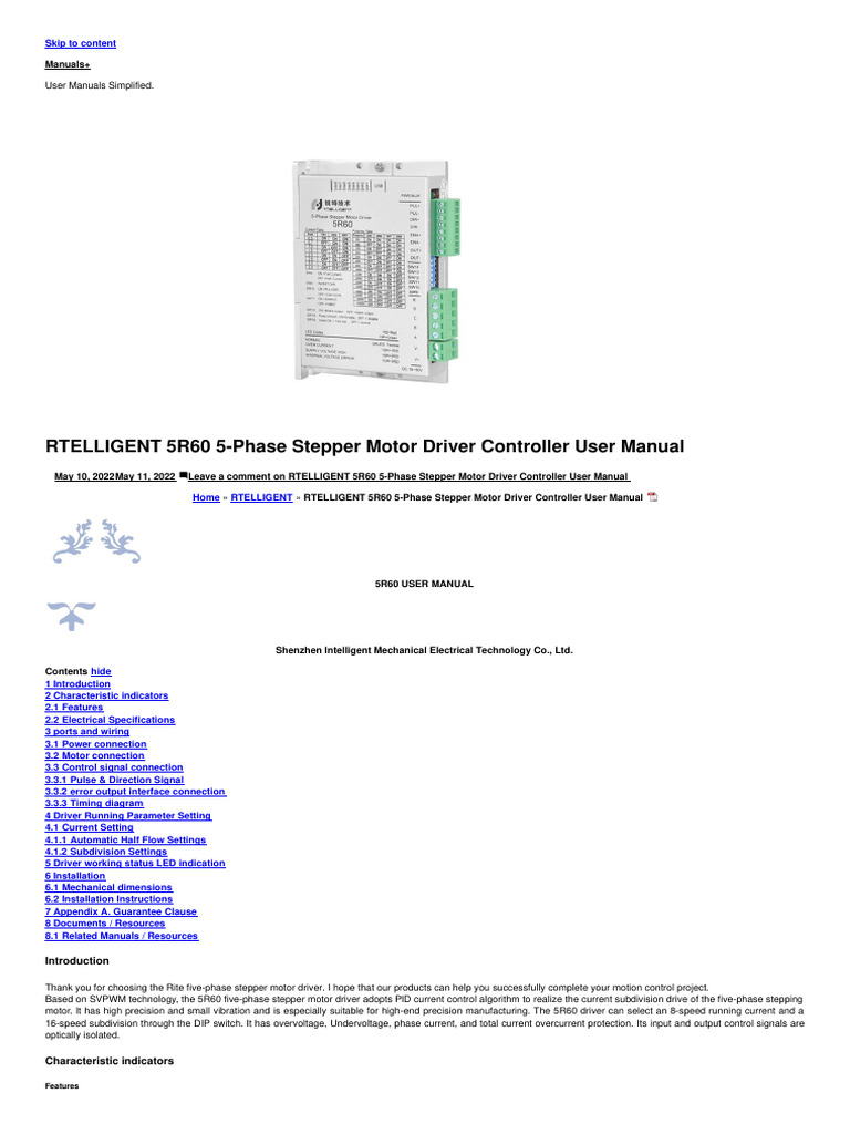 controller manual | PDF