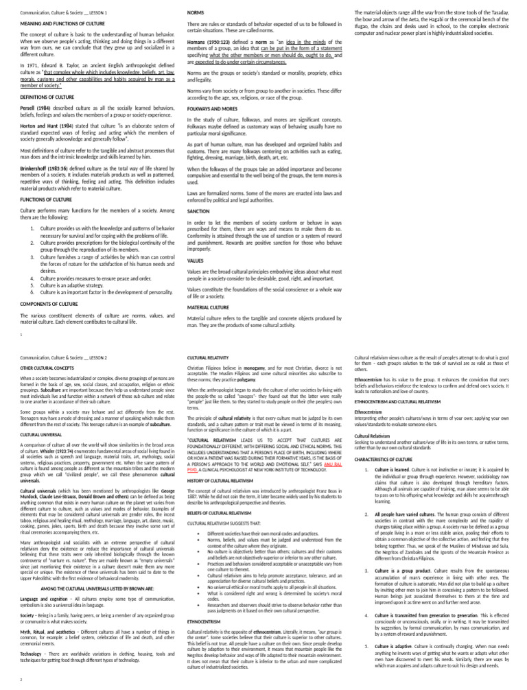 commculture.lesson1-2 | PDF