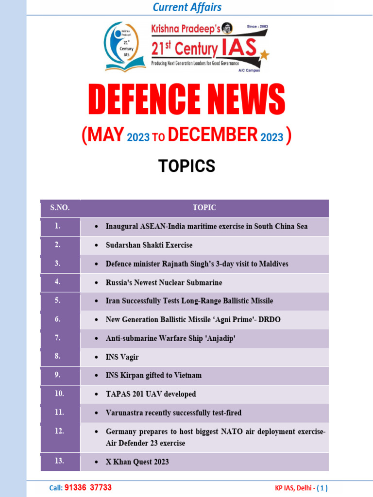 Defence News | PDF
