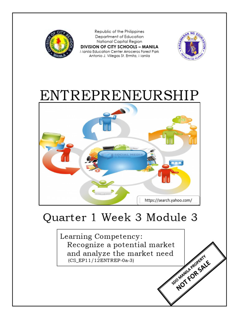 ABM-ENTERPRENUERSHIP 12 - Q1 - W3 - Mod3 | PDF