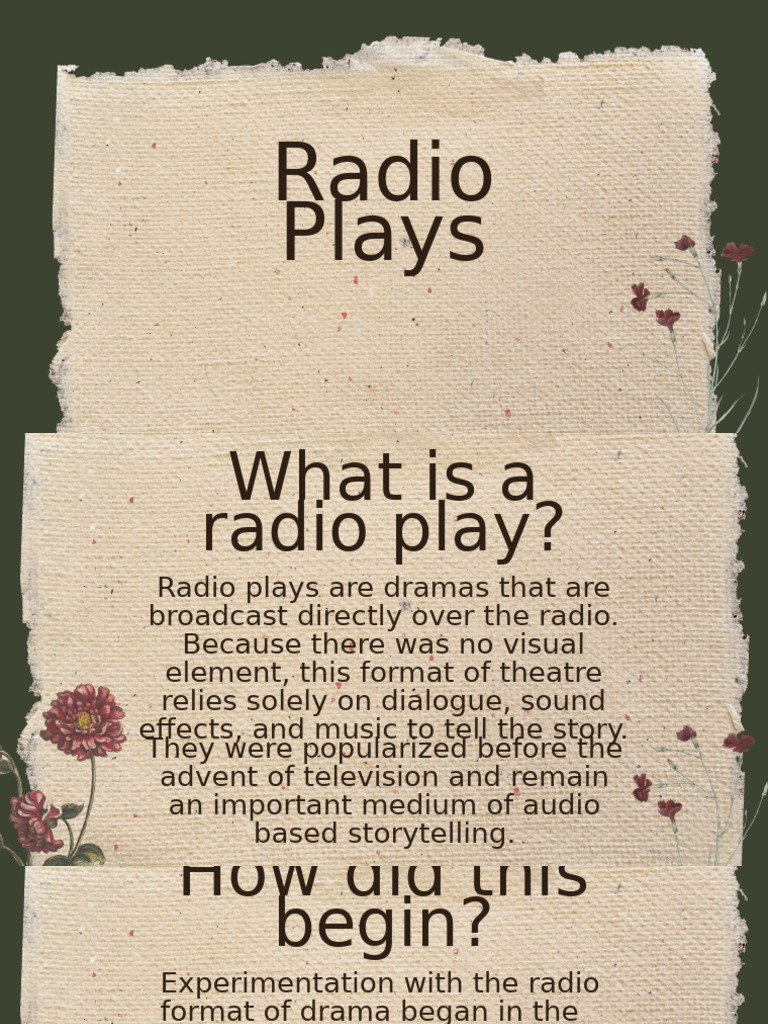Radio Plays | PDF