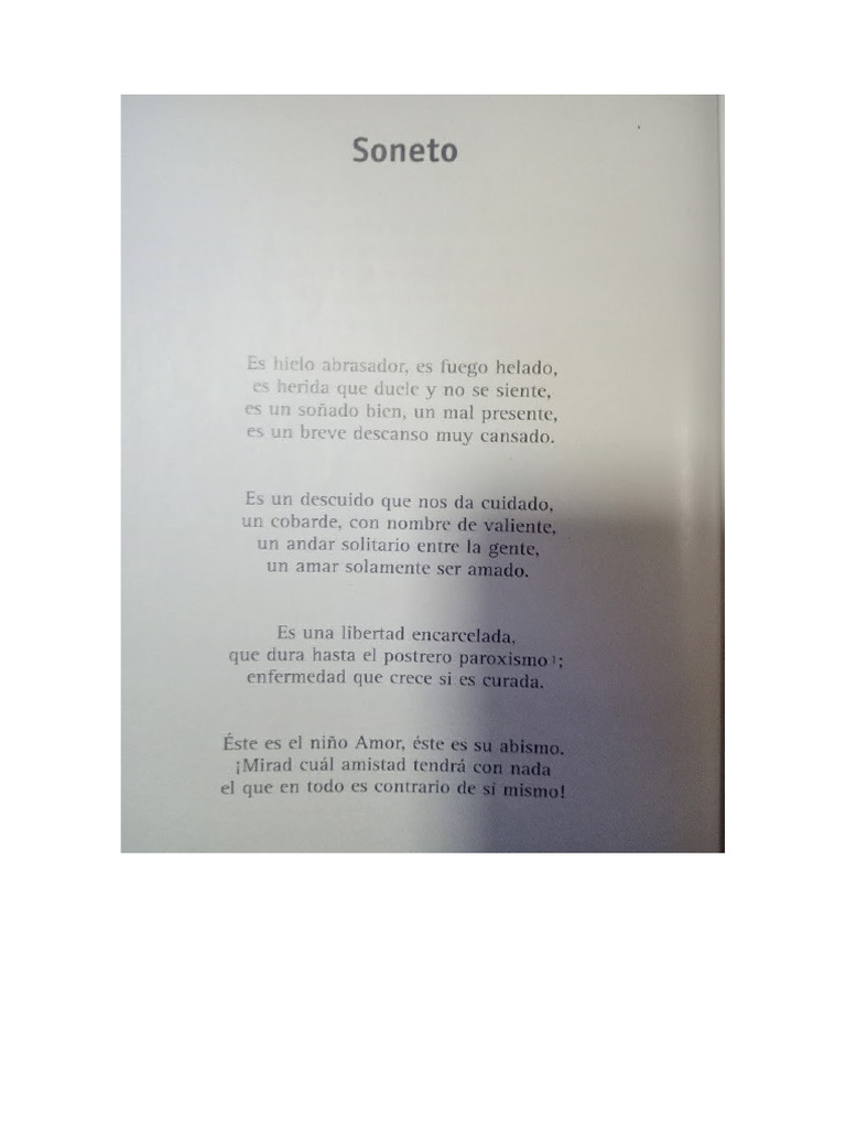 Soneto | PDF