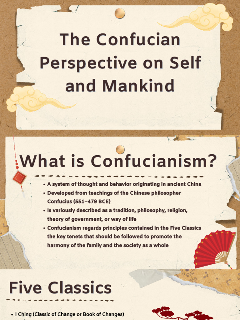 The Confucian Perspective On Self and Mankind | PDF