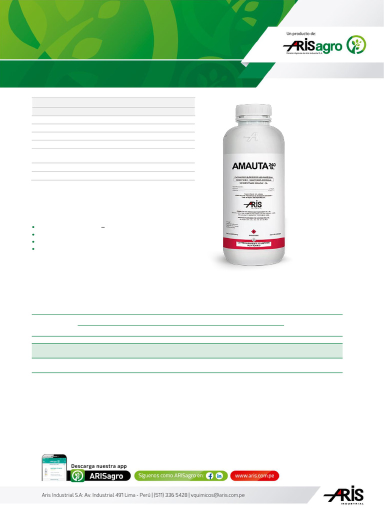 FT Amauta 240 SL | PDF