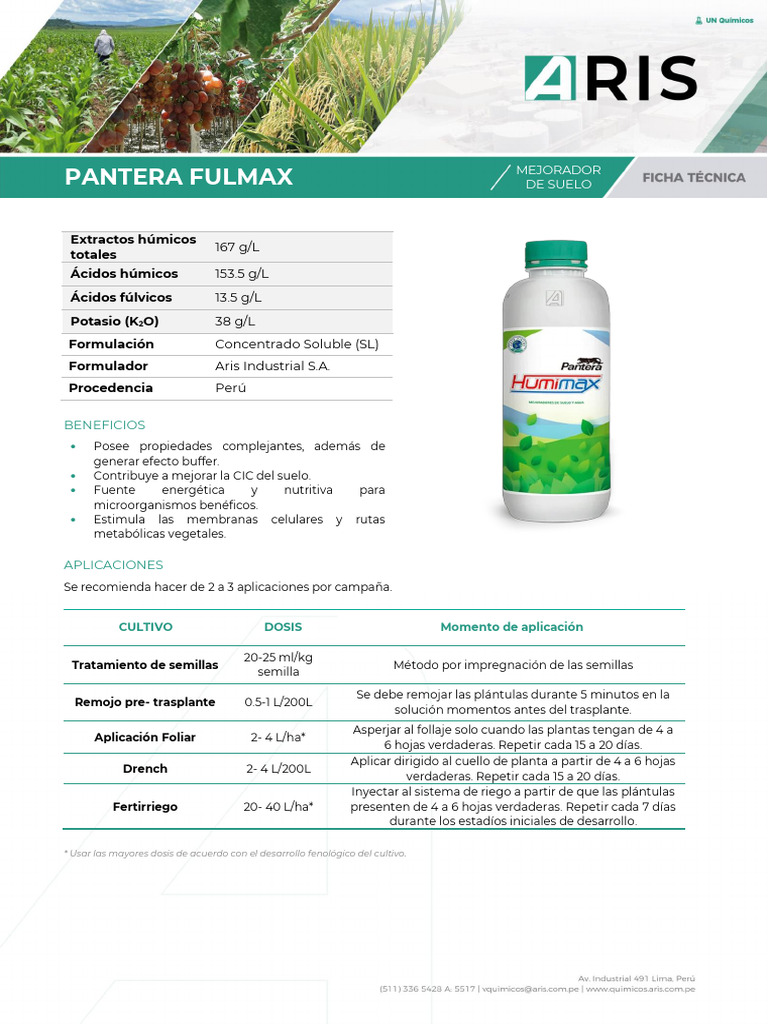 FT Pantera Humimax | PDF