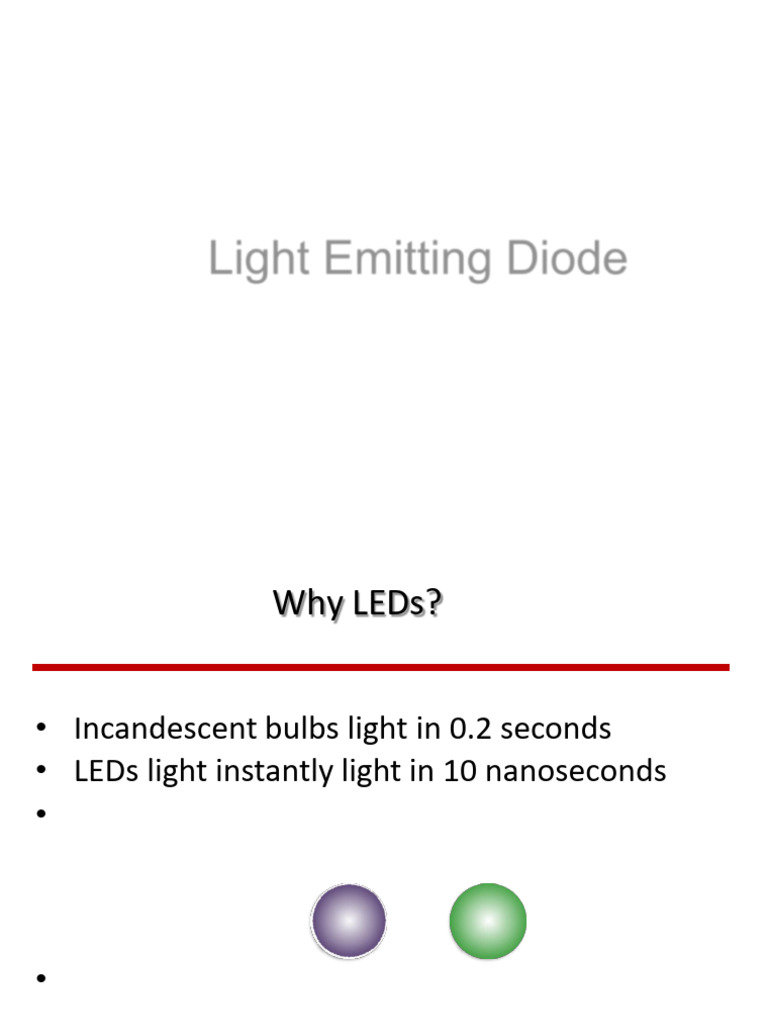 Light Emitting Diode | PDF