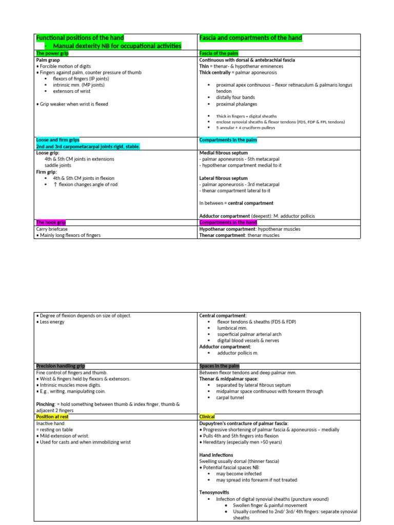 The Hand Summary | PDF