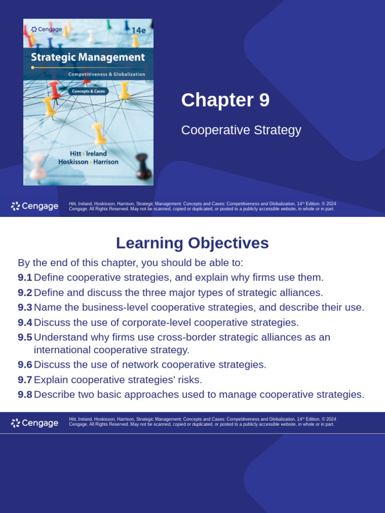 Chap 9 Coop Strategy Strategic Alliances Pdf