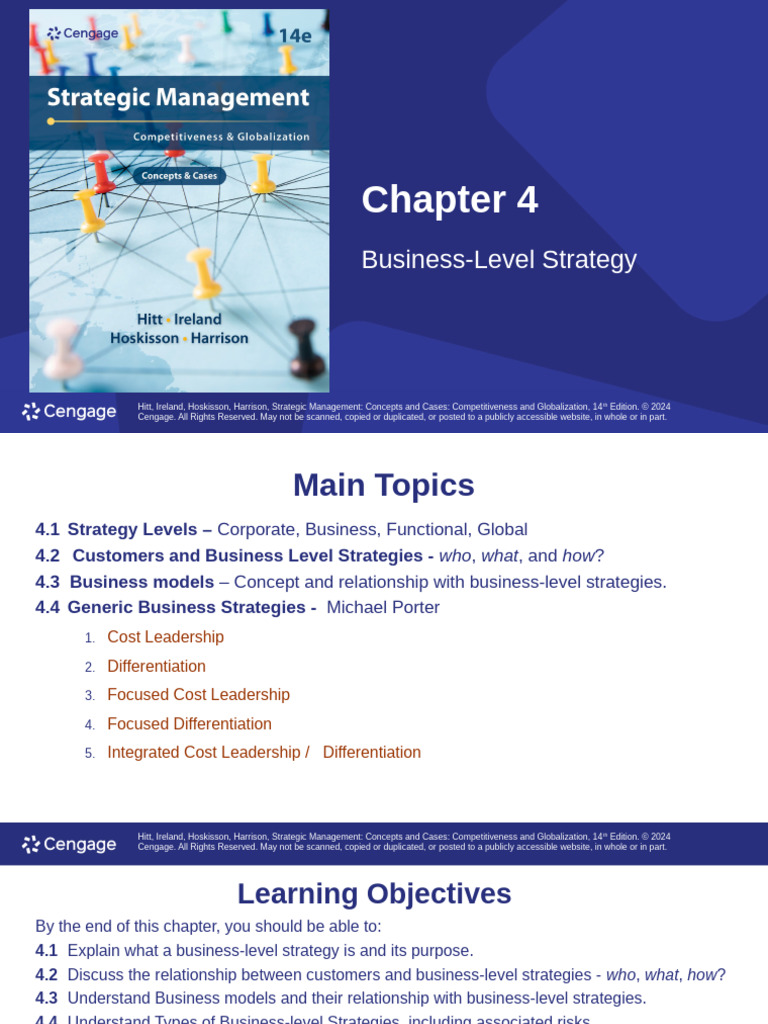 Chap 4 Business Level Strategies | PDF Chap 4 Business Level Strategies | PDF