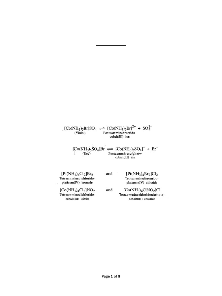 CHM 421 Lecture Note 3 | PDF