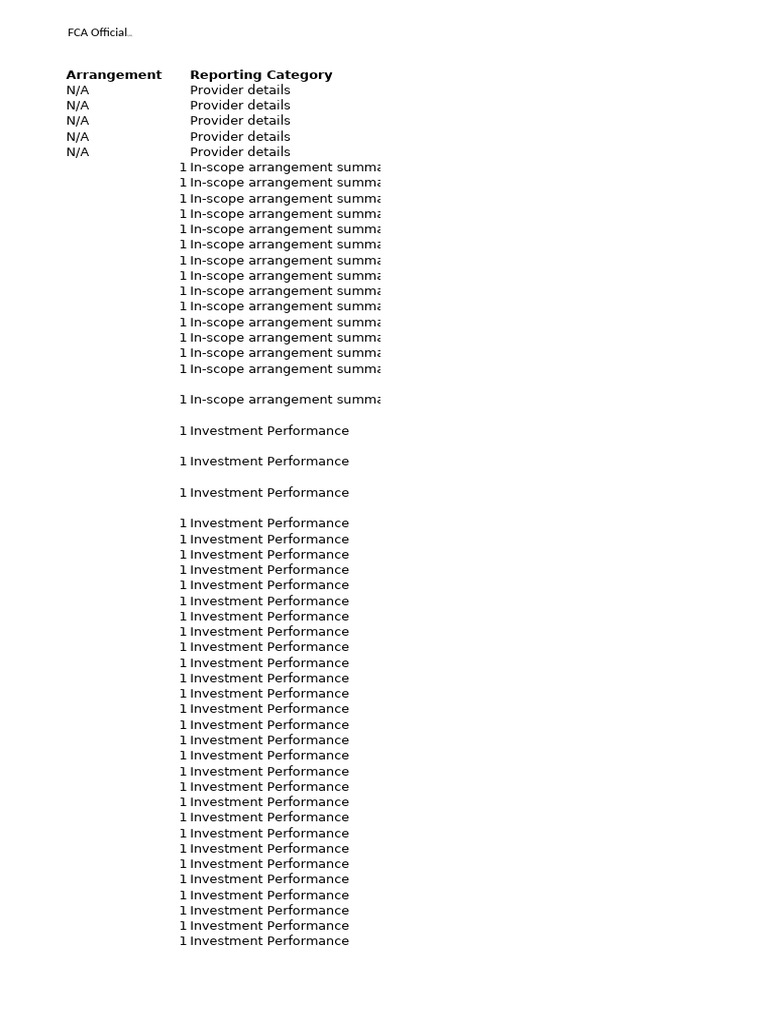 VFM Flat File Template | PDF