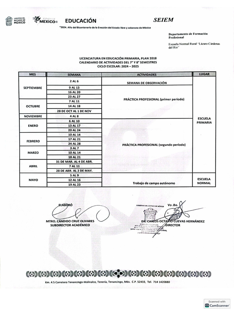 PRACTICAS EDUCATIVAS 7mo y 8o Sem 2024 - 2025 | PDF