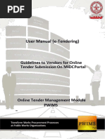 SPSE ICB User Guide For Vendor | PDF | Request For Proposal | Password