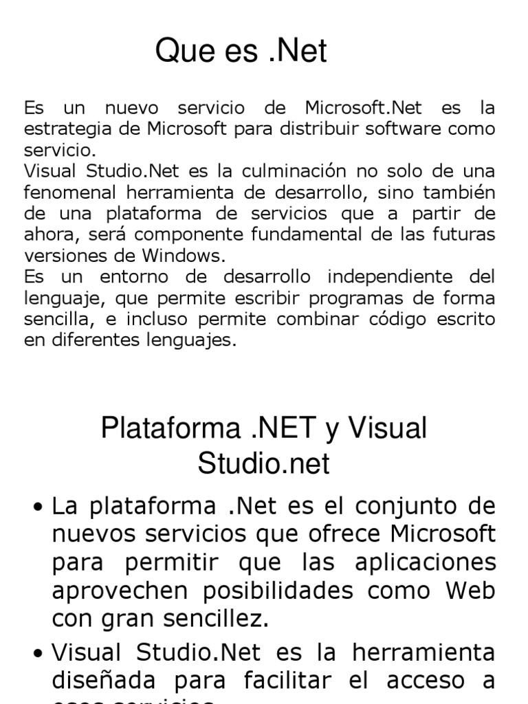 Introduccion A Visual | PDF | .NET Framework | Microsoft Visual Studio