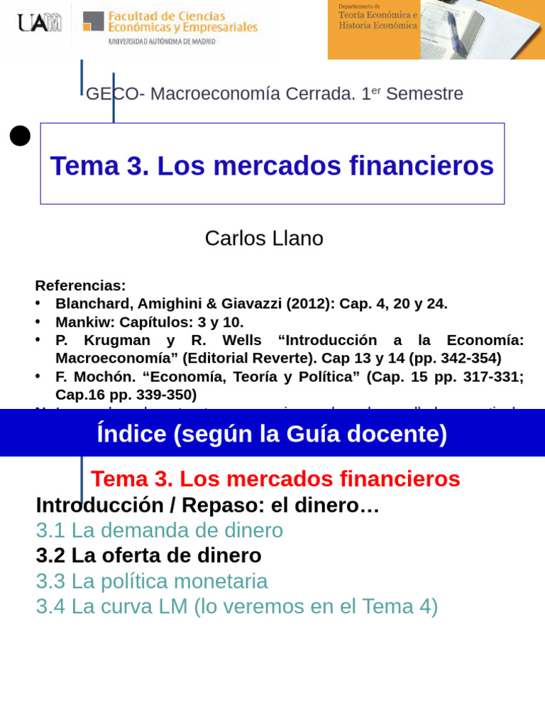 Tema_3_mercados_financieros | PDF