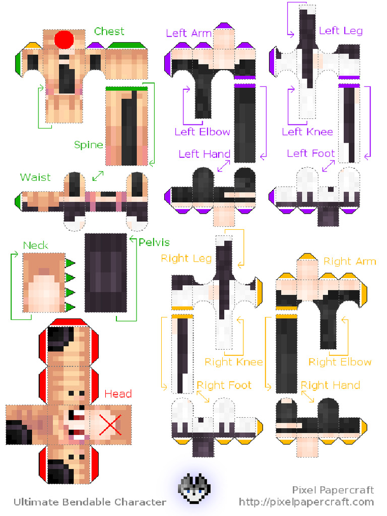 Minecraft Bendable Character-1 | PDF