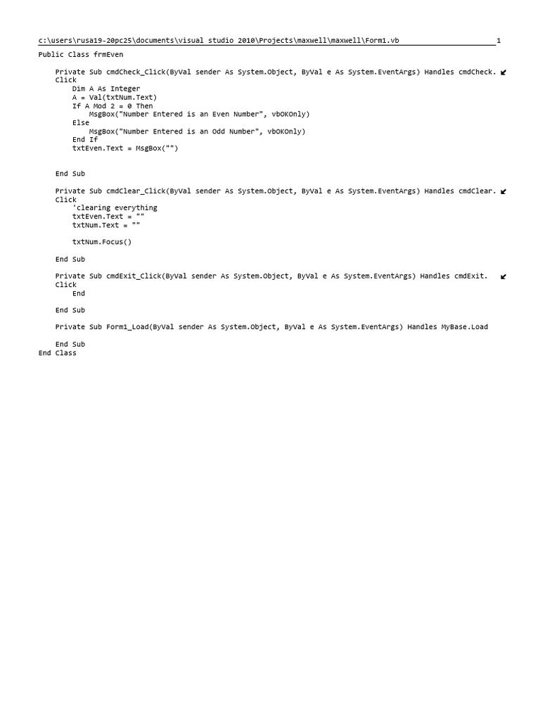 Even Calculator Pdf 