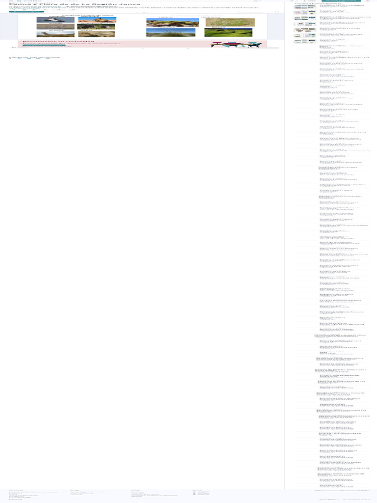 Fauna y Flora de de La Región Janca - PDF | PDF