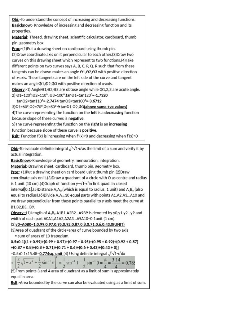 MATHS ACTIVITY | PDF