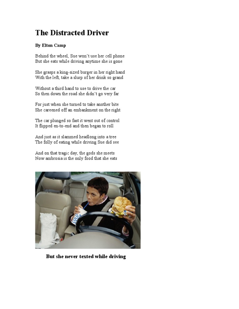 The Distracted Driver | PDF