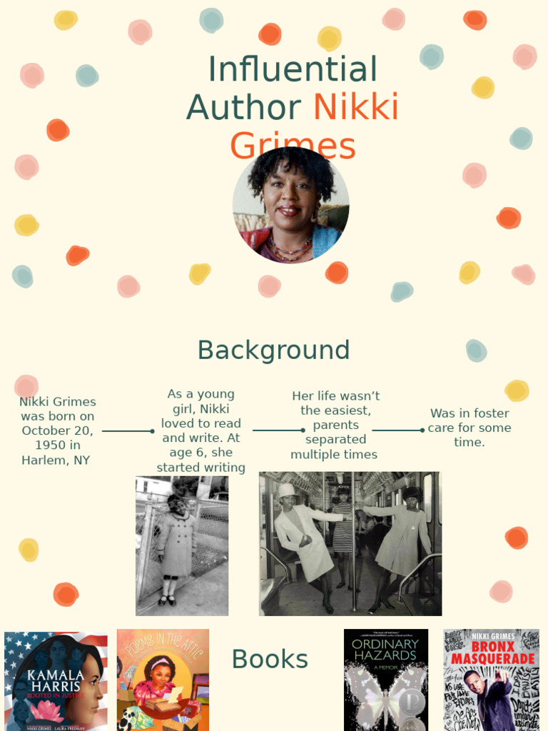 Influential Author Nikki Grimes | PDF