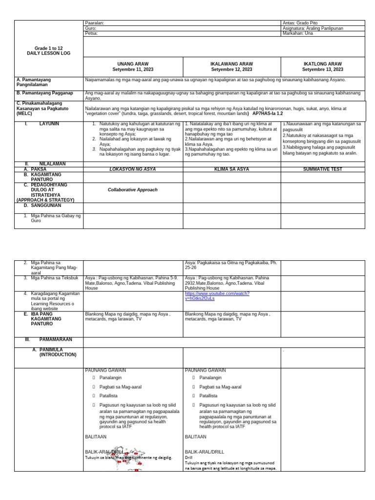 Dll-Week 3 Ap5 (Q1) | PDF