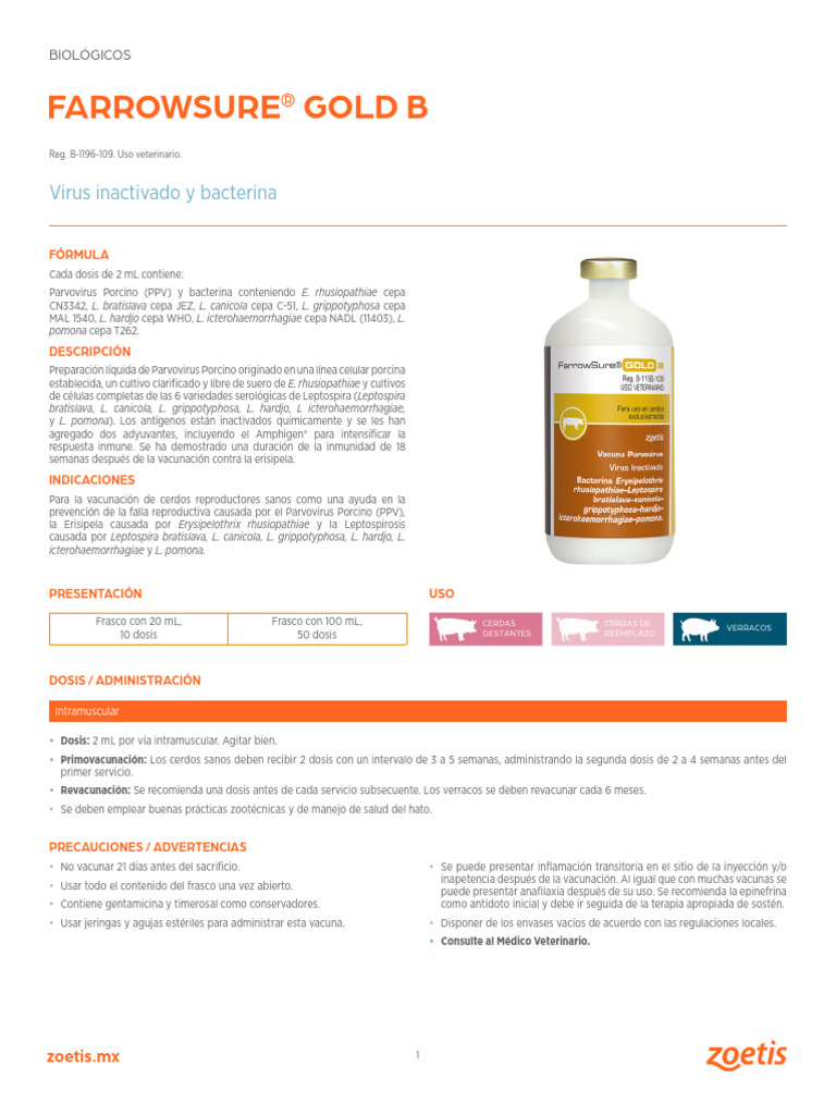 Ce FT Farrowsure Gold 161121 | PDF