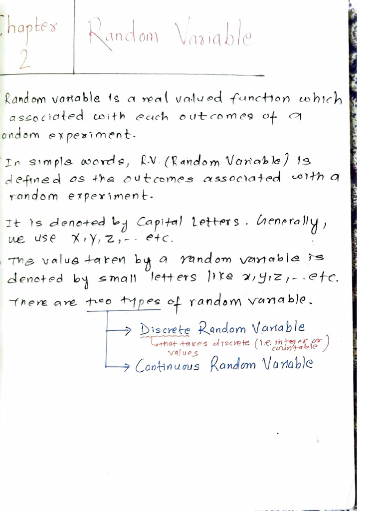 Random Variable | PDF