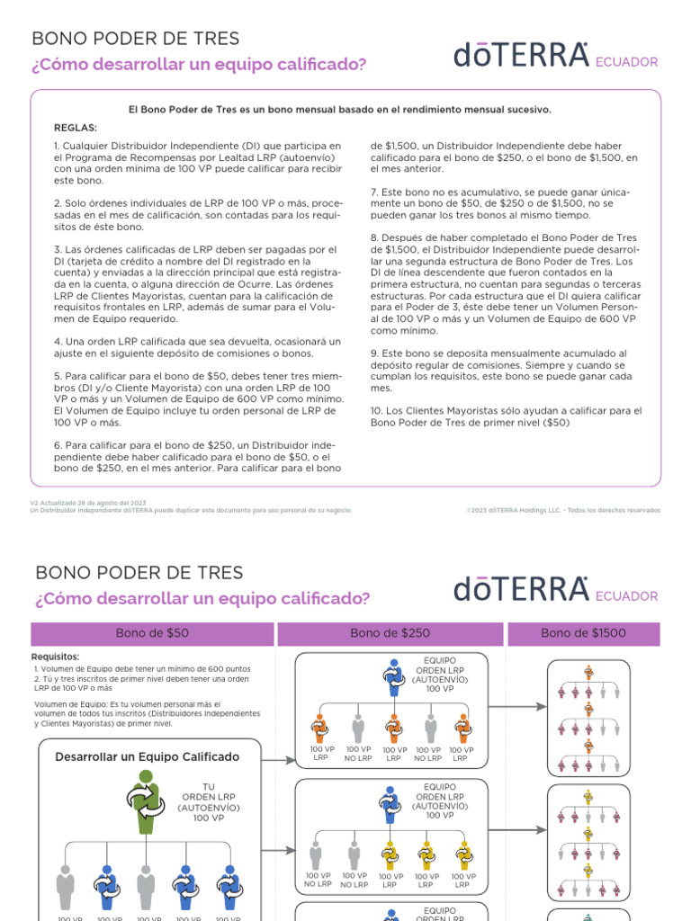 Bono Poder de Tres Power of Three | PDF