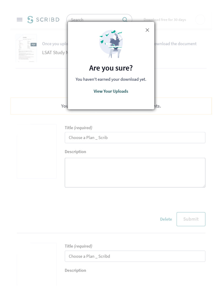 Upload A Document - SCR | PDF