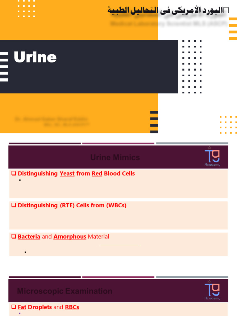 Urine Mimics | PDF