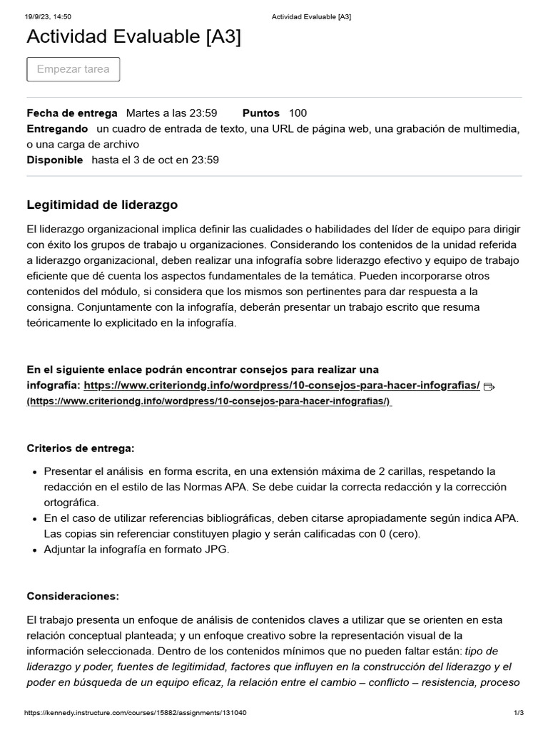 Actividad Evaluable (A3) | PDF