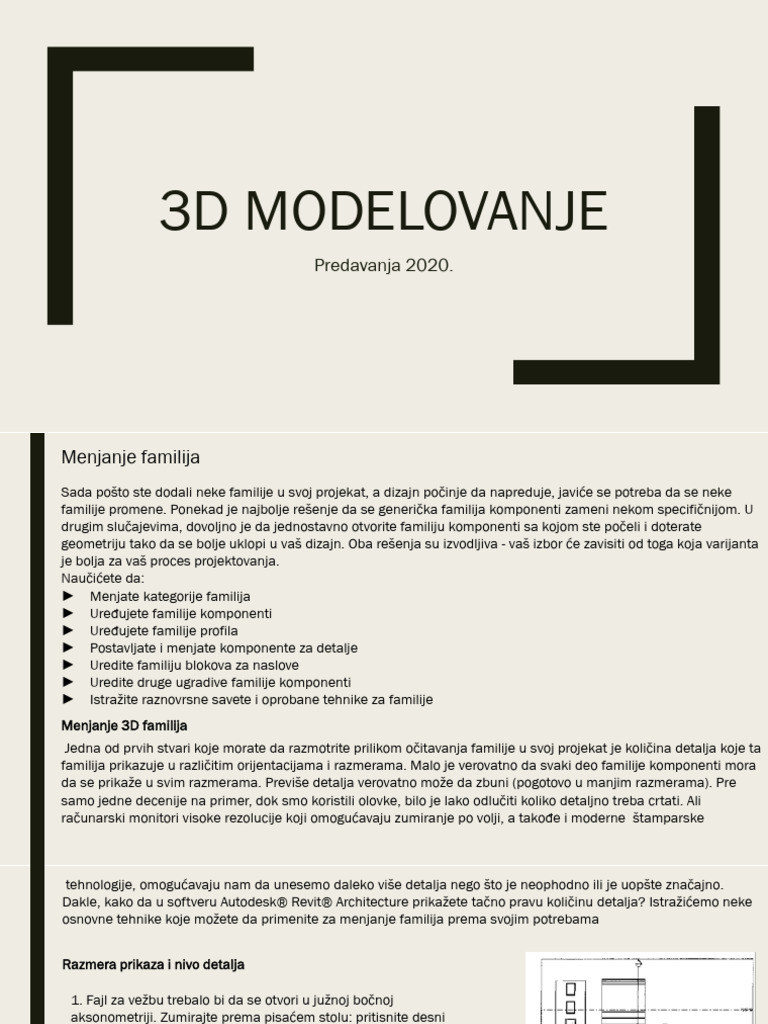 Predavanje 3DM | PDF