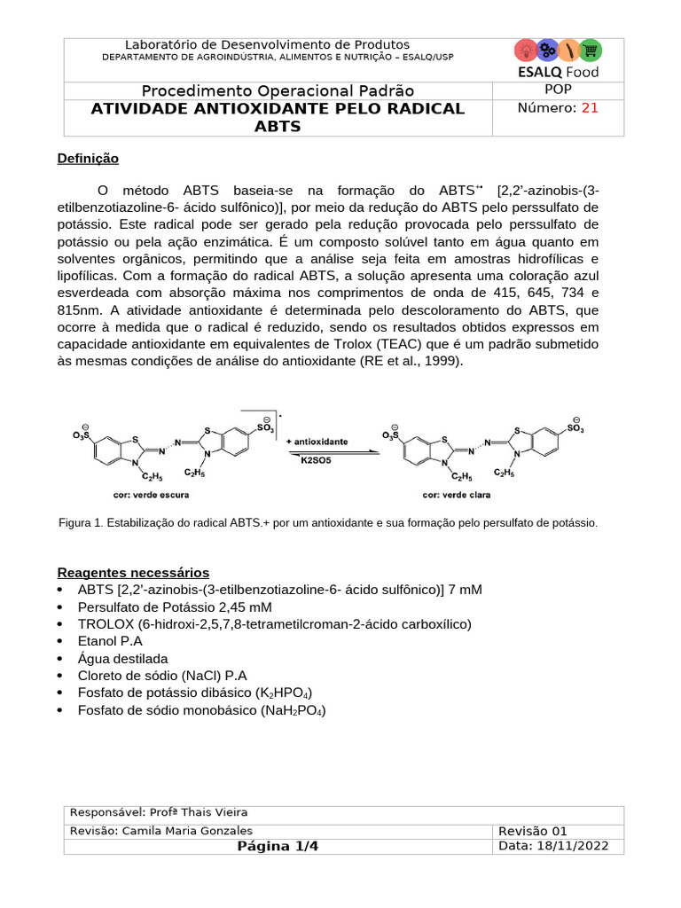 Nova Metodologia ABTS | PDF