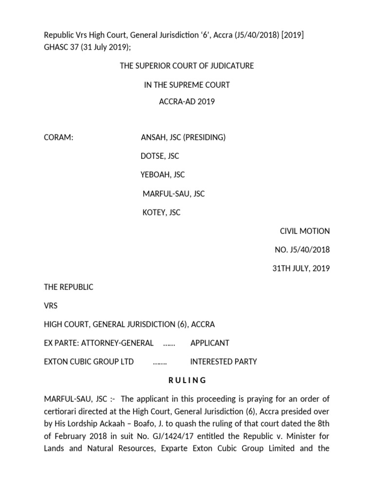 Exton Cubic Case Judgment | PDF