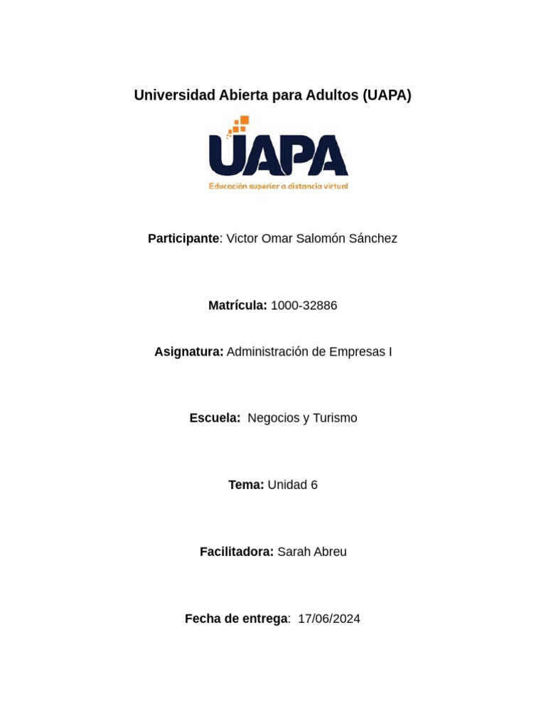 Universidad Abierta para Adultos | PDF