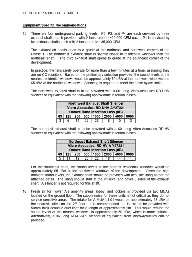 Acoustic Report - PHASE 1 | PDF