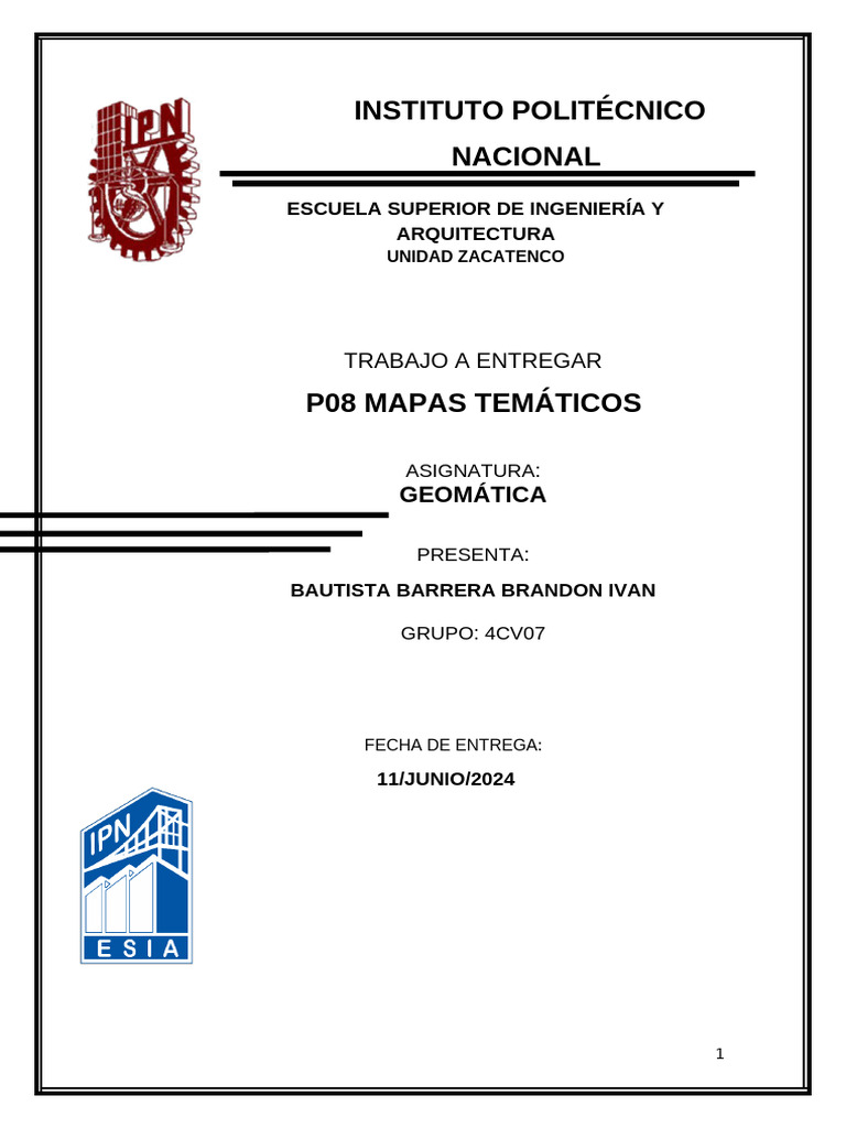 P08 Mapas Temáticos | PDF