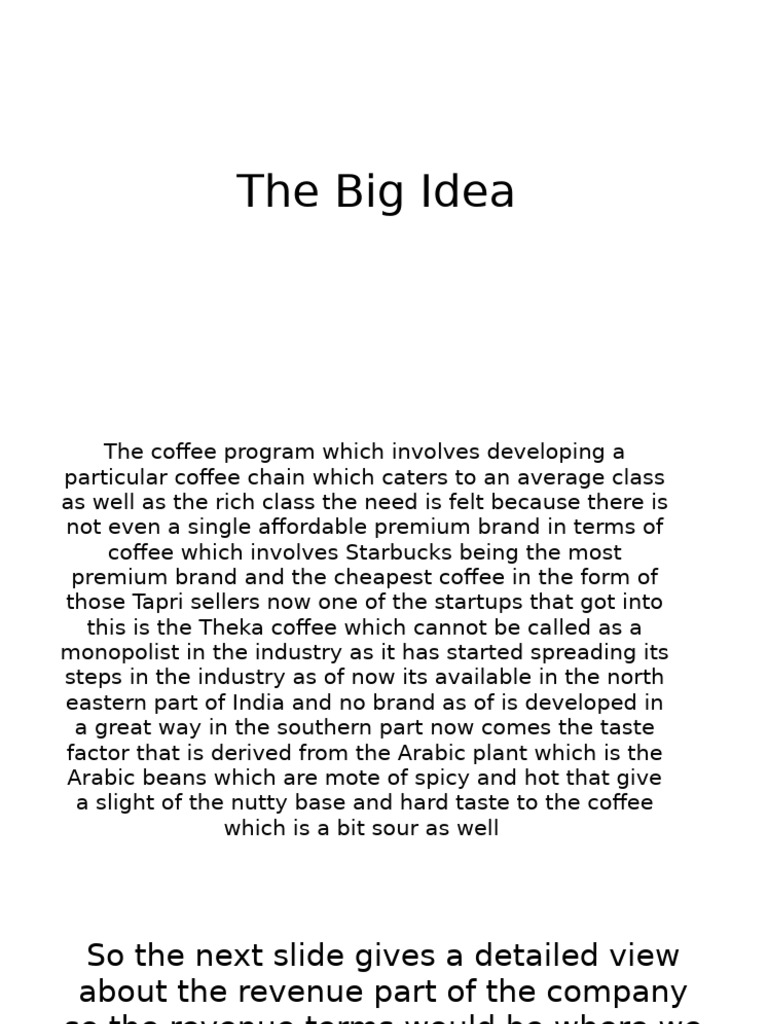 The Big Idea | PDF
