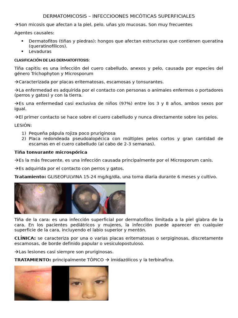 DERMATOMICOSIS | PDF