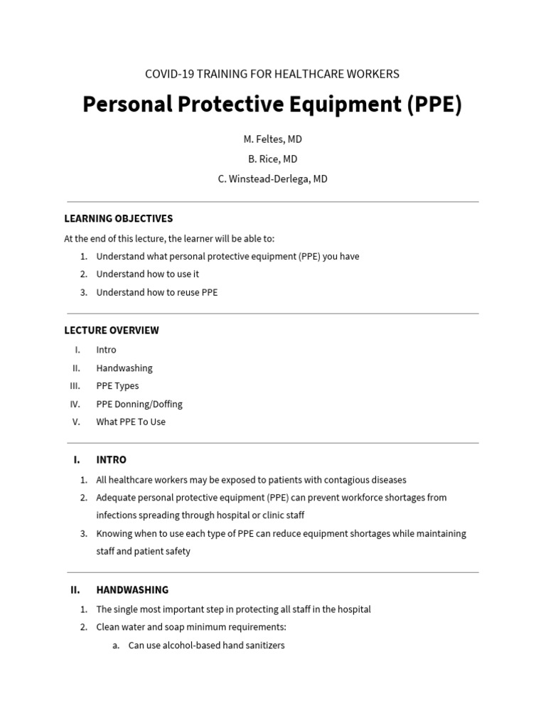 2 Ppe | PDF