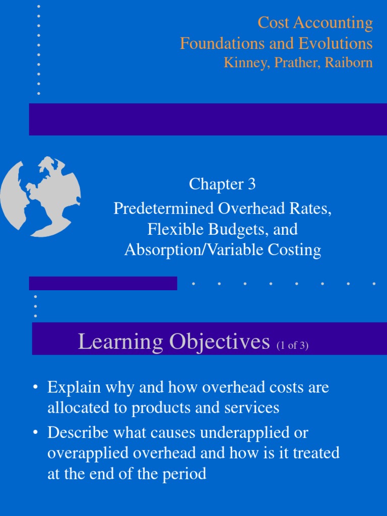 Chapter 3 Predetermined FOH Rates | PDF | Cost Of Goods Sold ...