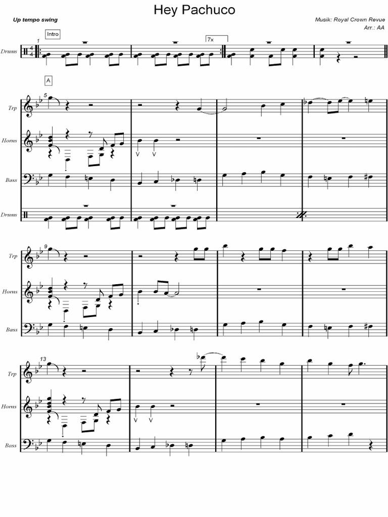 Hey-Pachuco-score | PDF