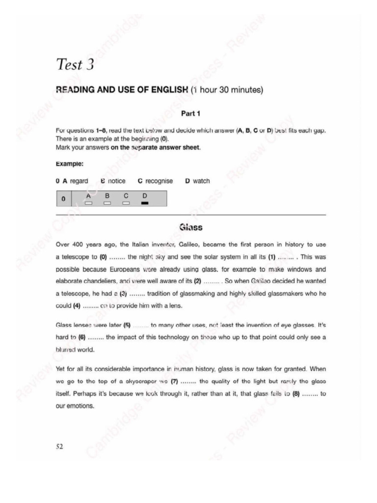Book 3 Test 3 Whole Test | PDF