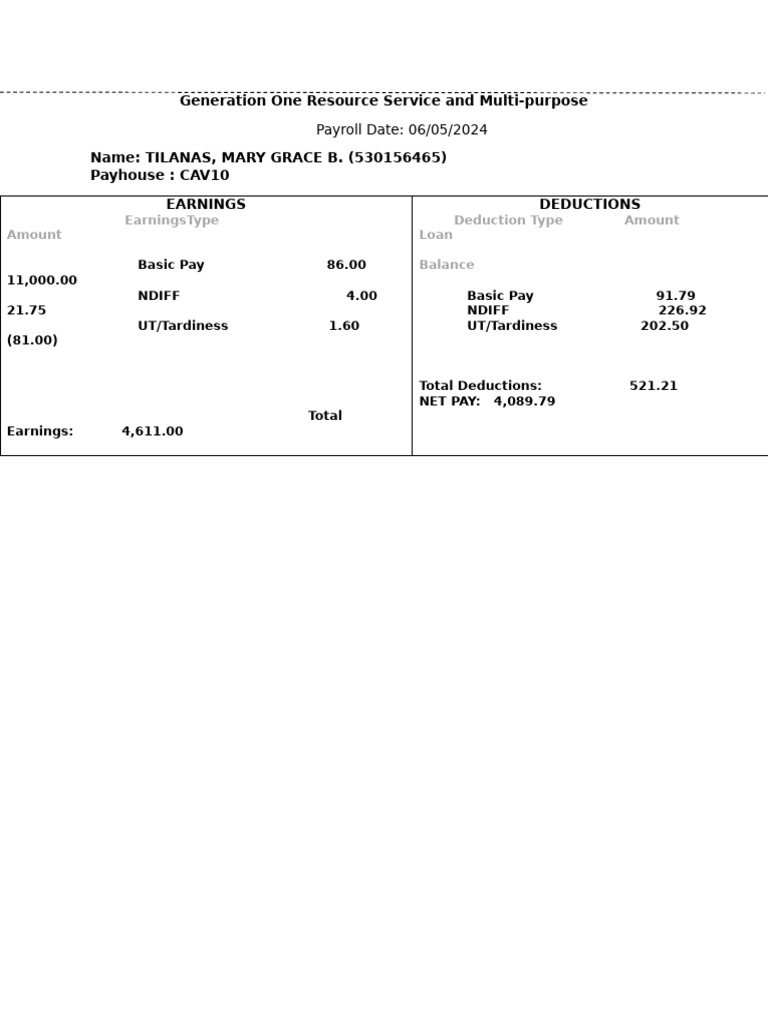 Generation One Resource Service and Multi | PDF | Finance & Money ...