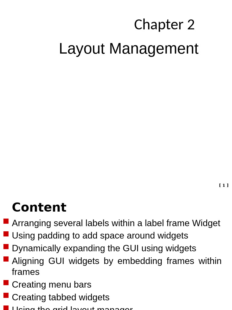 Pythonnangcao 2.Gui.layout Management | PDF