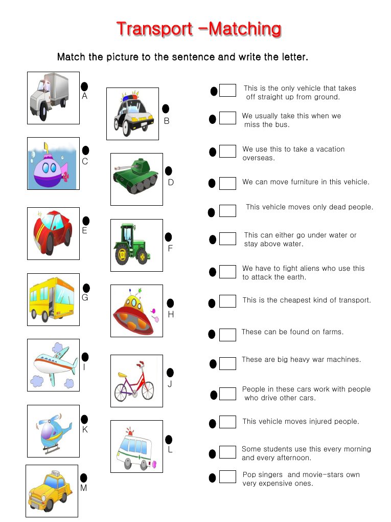 Transport Matching | PDF | Travel | Young Adult