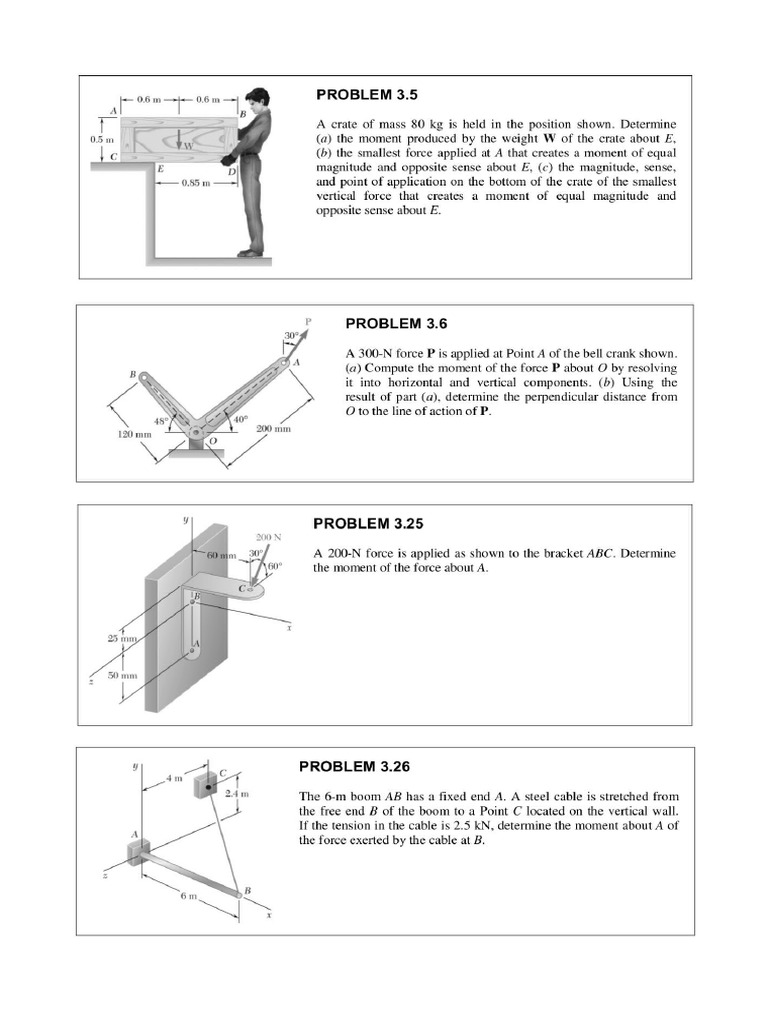 Tutorial Sheet Ch3-1 | PDF