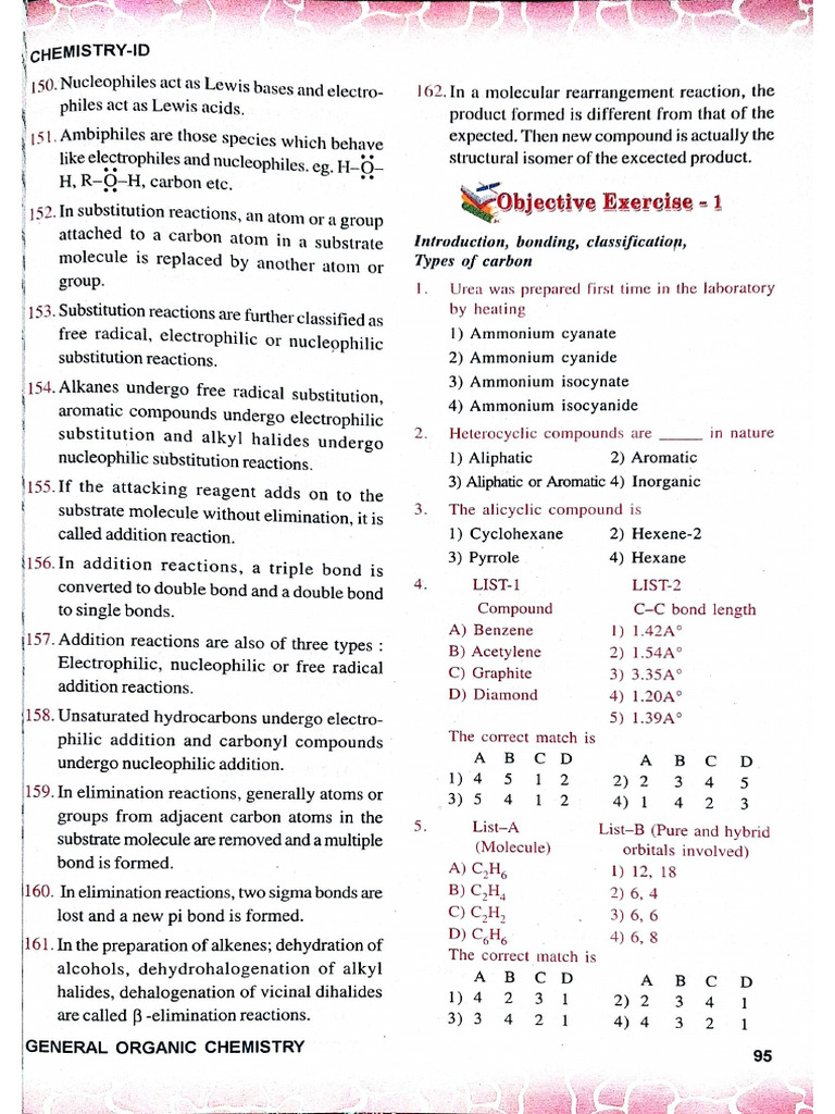 Organic Chem Ex 1 | PDF